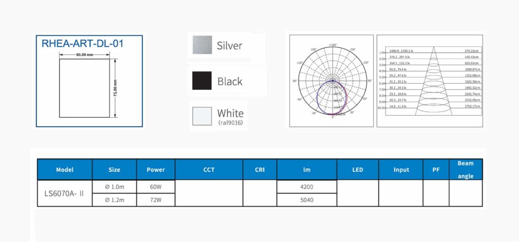 ART-DL-02 Round LED Light for Modern Interior Style