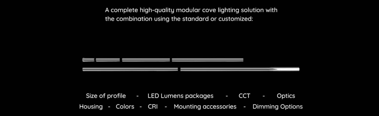 Super cove lights for false ceiling lighting and niche lighting